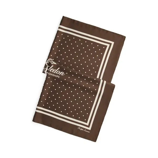 Ralph Lauren Wimbledon Silk Twill Square Scarf