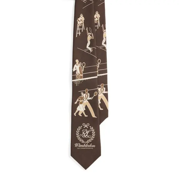 Ralph Lauren Wimbledon Silk Twill Tie