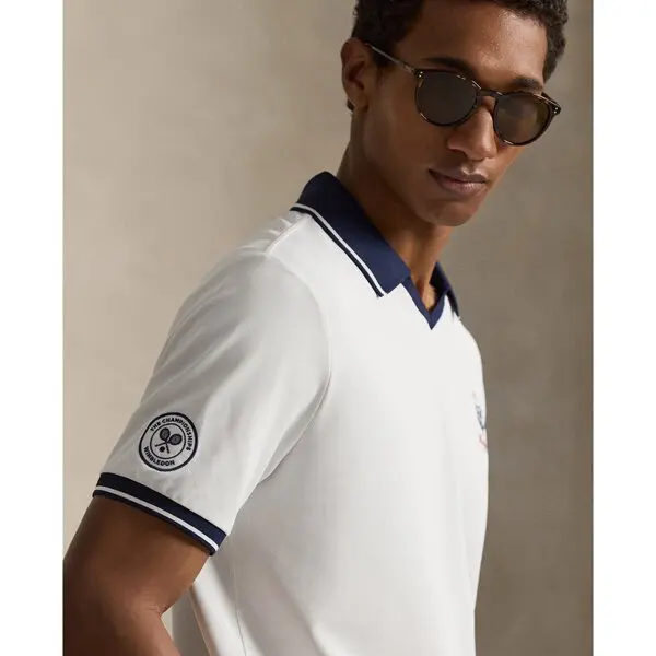 Ralph Lauren Wimbledon Classic Fit Mesh Polo Shirt