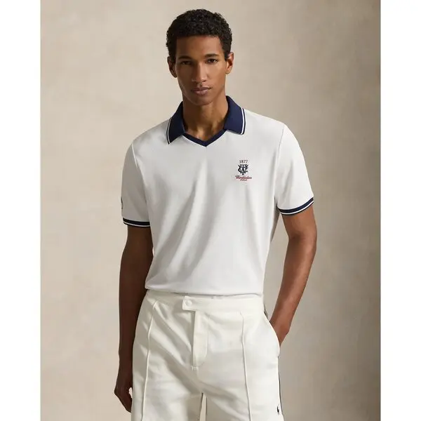 Ralph Lauren Wimbledon Classic Fit Mesh Polo Shirt
