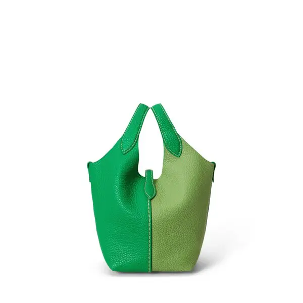 Ralph Lauren Polo Play Leather Small Tote & Crossbody - Parrot/parakeet