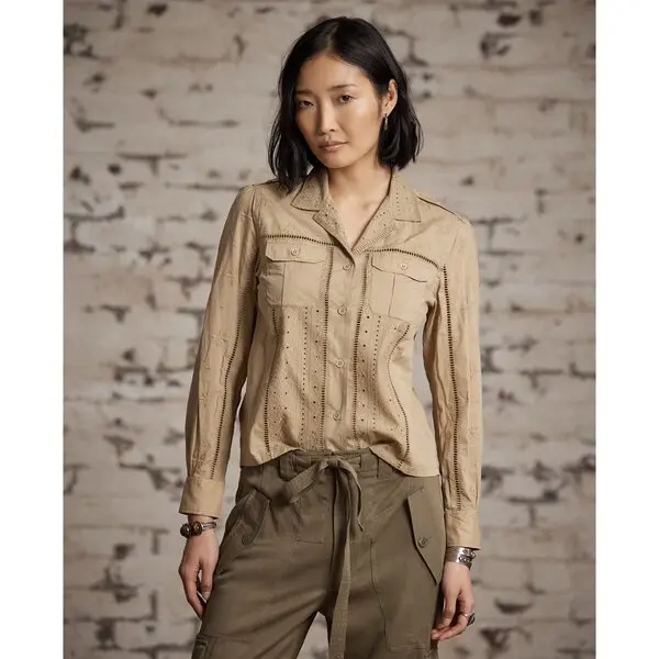 Ralph Lauren Embroidered Cotton Shirt
