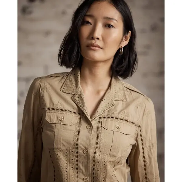 Ralph Lauren Embroidered Cotton Shirt