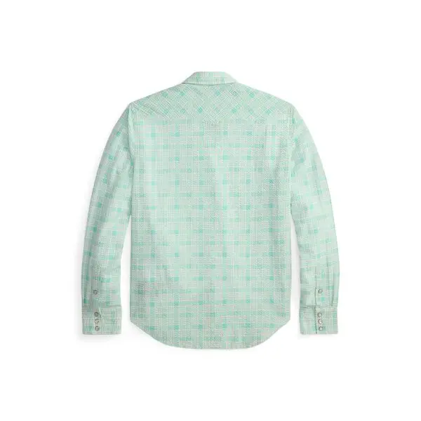 Ralph Lauren Slim Fit Seersucker Western Shirt