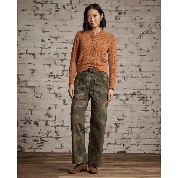 Ralph Lauren Cotton Cable-knit Pointelle Sweater