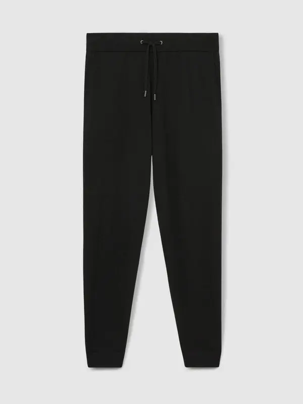 REISS Billings Merino Wool-blend Cuffed Joggers