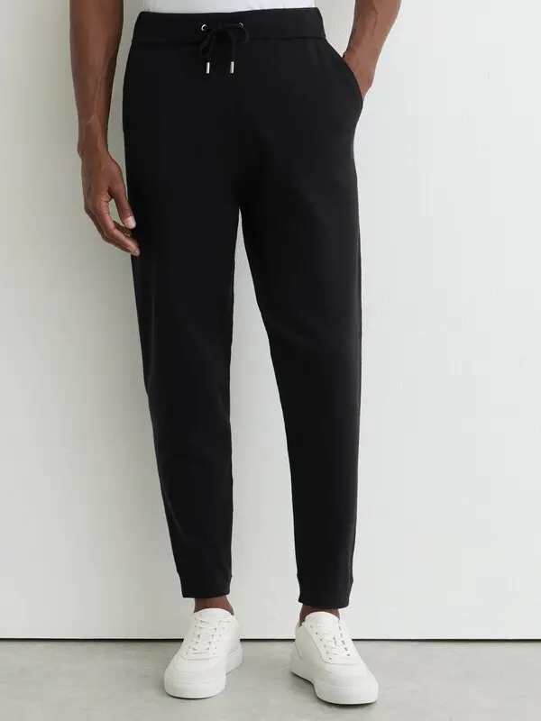 REISS Billings Merino Wool-blend Cuffed Joggers