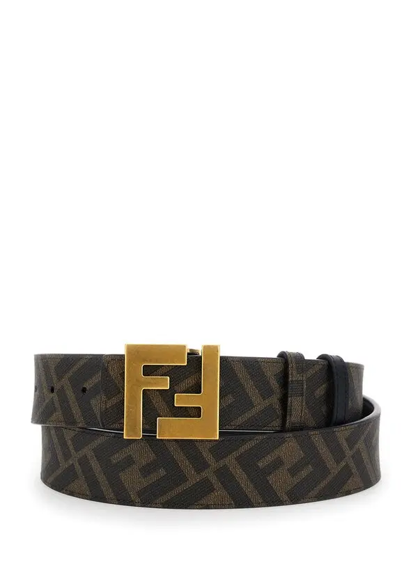 Fendi Reversible Ff Buckle Belt