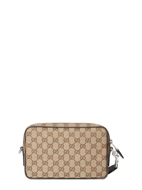 Gucci Gg All-over Tech Fabric Crossbody Bag - Cream