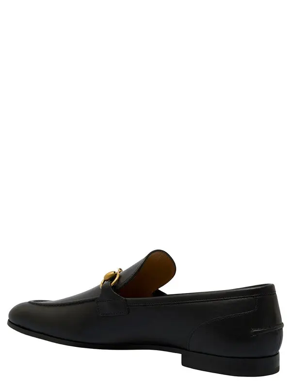 Gucci Jordaan Leather Loafer With Horsebit Detail - Multicolor
