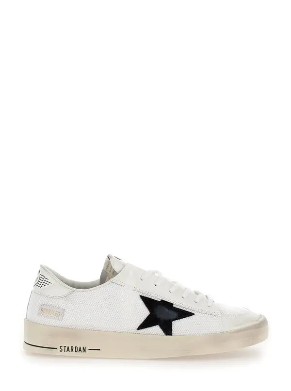 GOLDEN GOOSE Stardan Low Top Sneakers With Star Patch - Multicolor