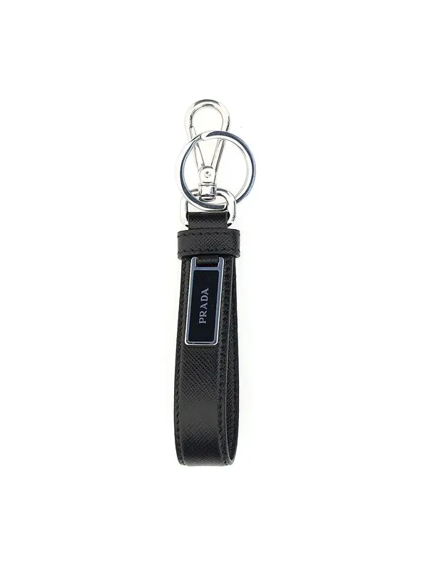 Prada Leather Keychain