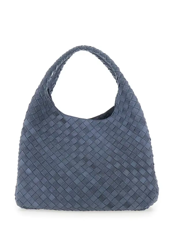 Bottega Veneta Large Campana Intrecciato 15 Cloudy Suede - Multicolor