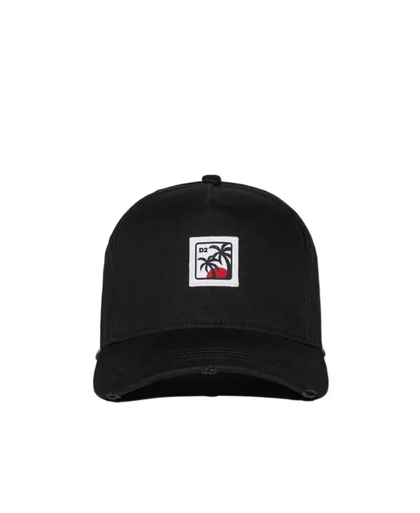 Dsquared2 Logo-patch Baseball Cap - Black