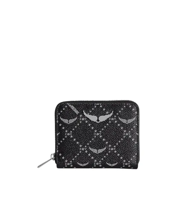 Zadig&Voltaire Voltaire Monogram Printed Zip-around Wallet