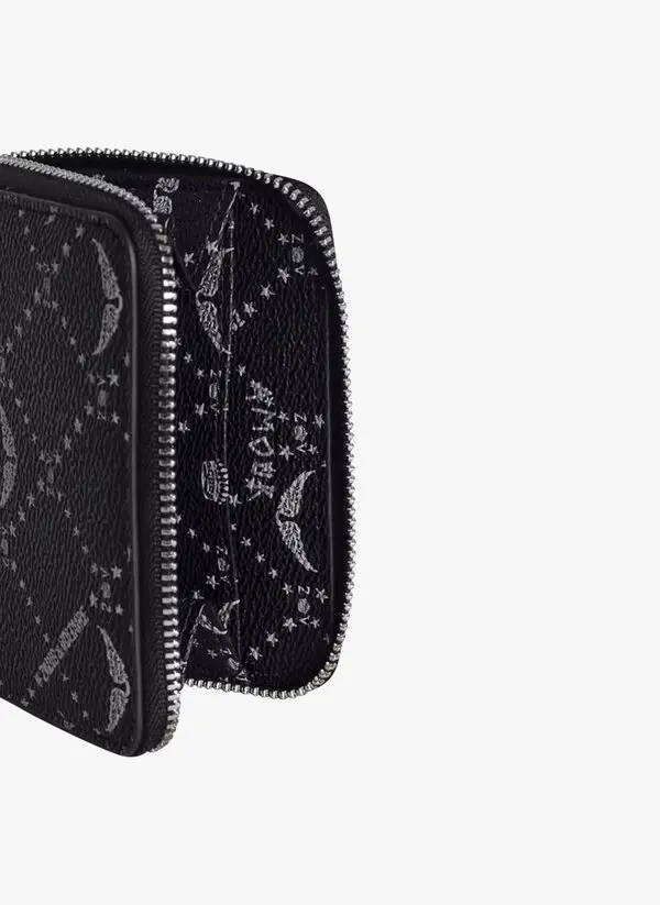Zadig&Voltaire Voltaire Monogram Printed Zip-around Wallet