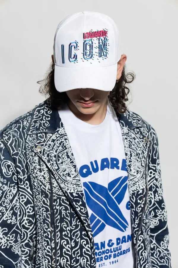 Dsquared2 Logo Graphic Printed Baseball Cap