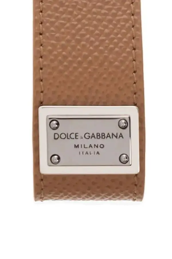 Dolce & Gabbana Dolce Gabbana Logo Plaque Keyring