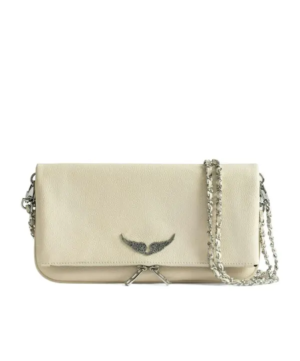 Zadig&Voltaire Rock Leather Clutch Bag