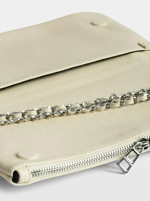 Zadig&Voltaire Rock Leather Clutch Bag