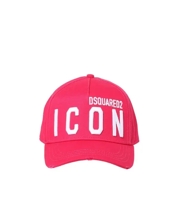 Dsquared2 Icon Logo Embroidered Distressed Baseball Cap