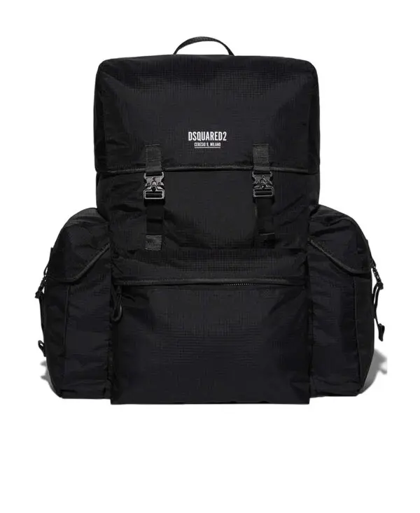 Dsquared2 Big Logo-print Backpack - Black