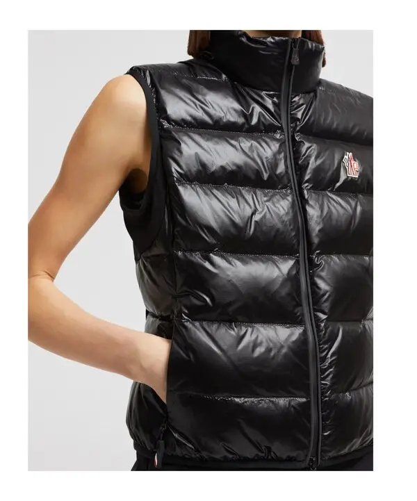 Moncler Padded Zip-up Jersey Gilet