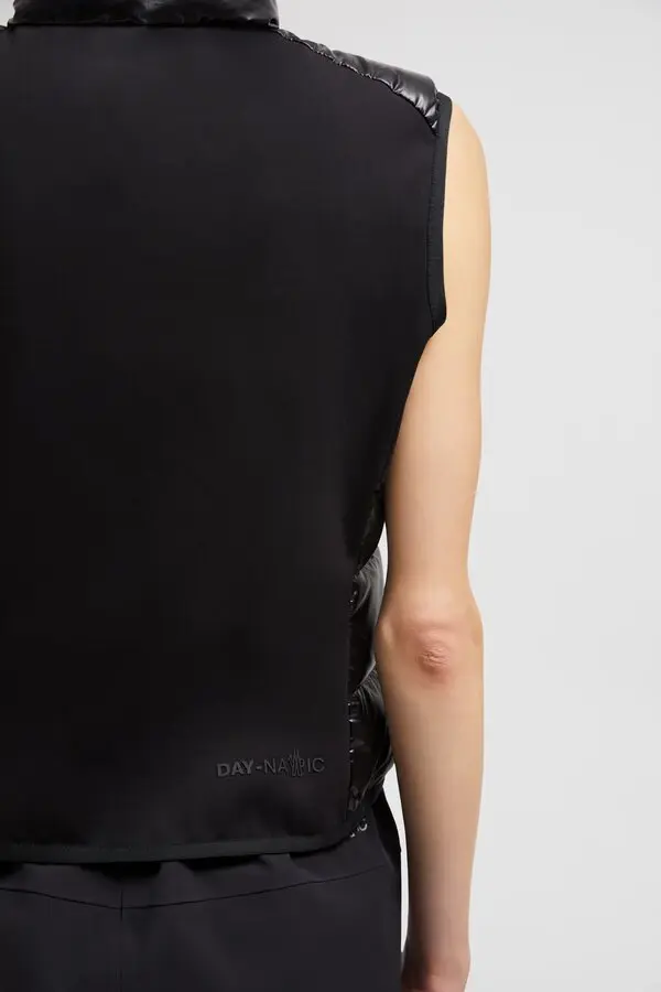 Moncler Padded Zip-up Jersey Gilet