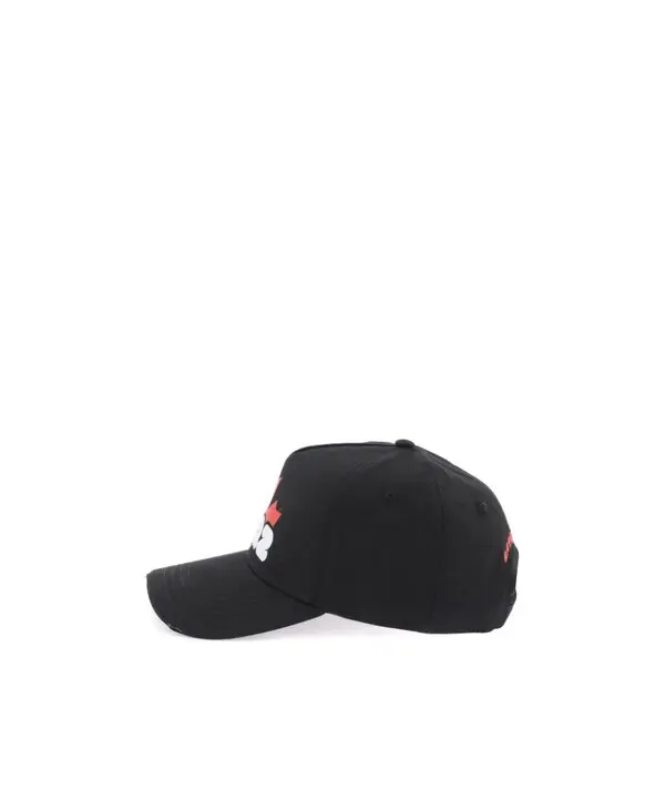Dsquared2 Distressed Icon Seasonal Baseball Cap