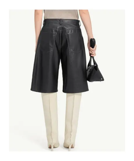 MAISON MARGIELA Faux Leather Knee-length Shorts