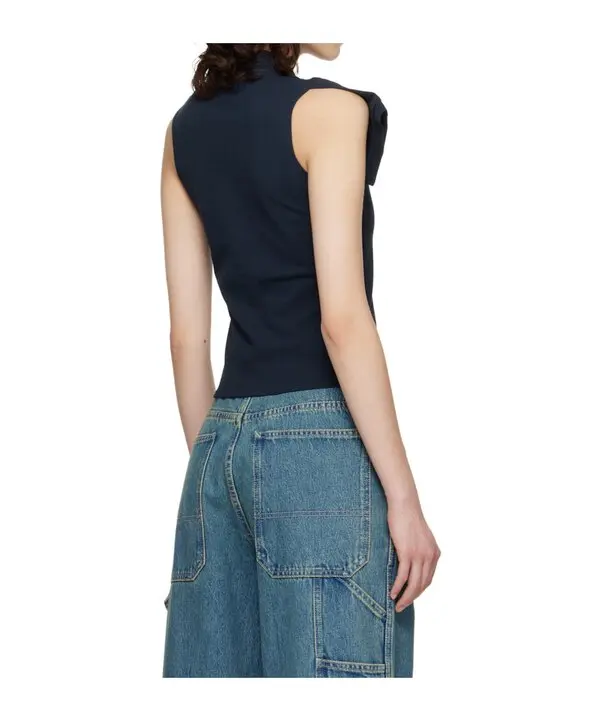 Vetements Sleeves To Front Three-button Polo Shirt