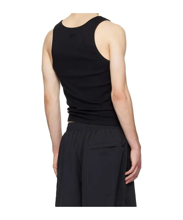 Vetements Biker Cross Logo Crew Neck Vest
