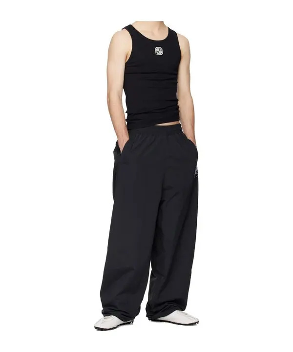 Vetements Biker Cross Logo Crew Neck Vest
