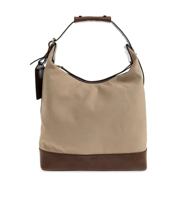 Moschino Handle Base Tote Bag - Beige