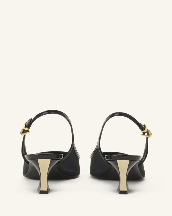 LANVIN Mesh Slingback Pumps