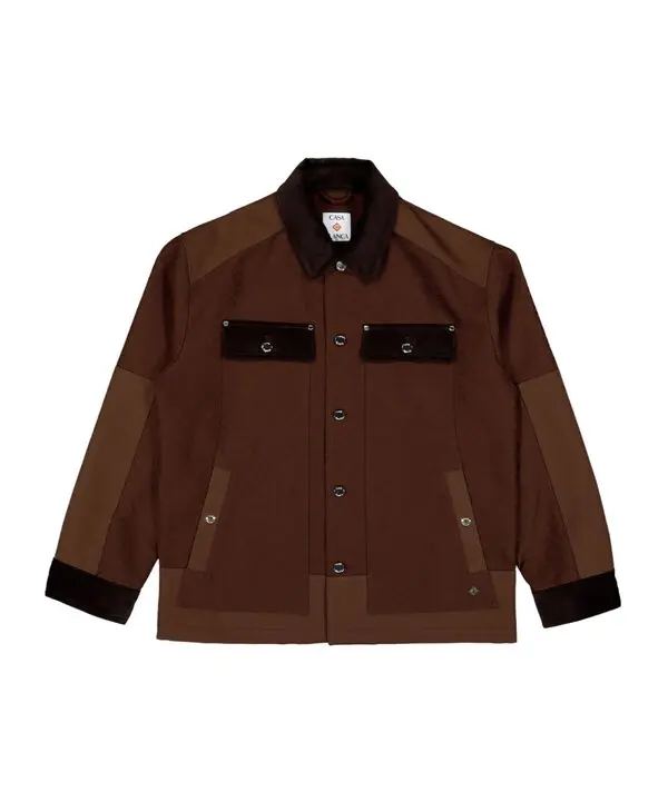 Casablanca Long-sleeved Casual Jacket - Dark Brown