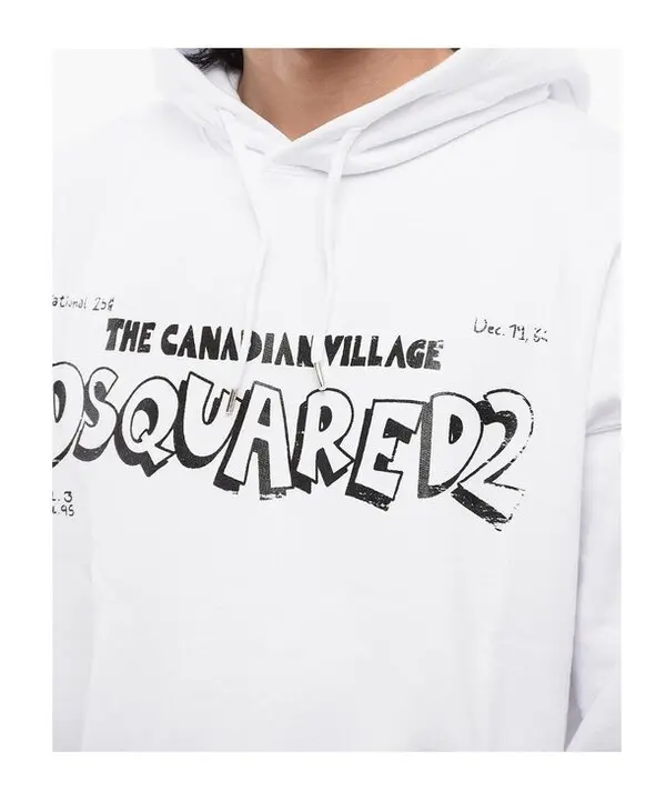 Dsquared2 Logo-print Long-sleeve Hoodie