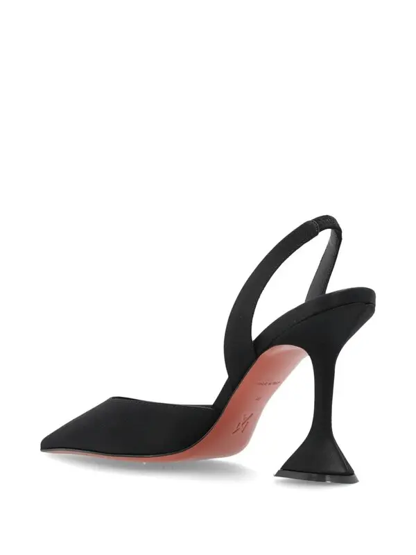 Amina Muaddi Holli Slingback Pointed Pumps
