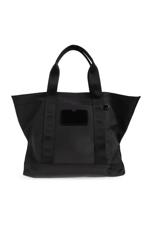 Moschino Detailed Top Handle Shopper Bag