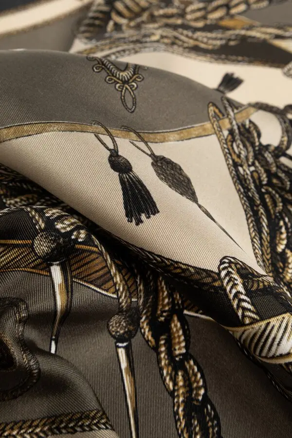 Dolce & Gabbana Dolce Gabbana Rope Printed Scarf