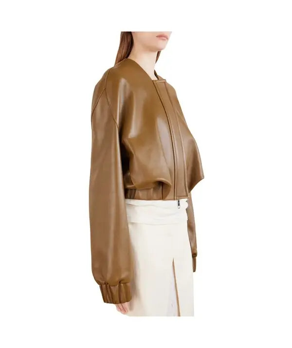 Khaite Short Leather Jacket