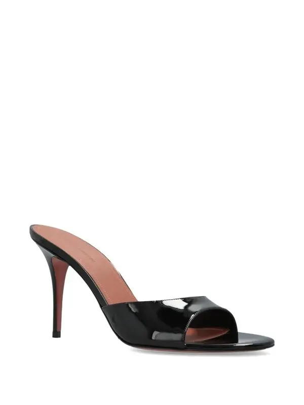 Amina Muaddi Elodie Patent Sandals
