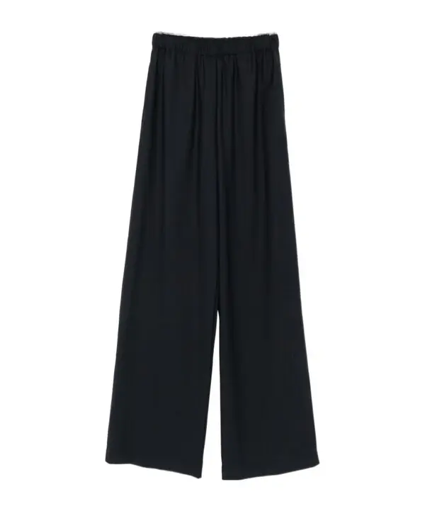 Fabiana Filippi Elastic Waist Wide-leg Trousers - Black