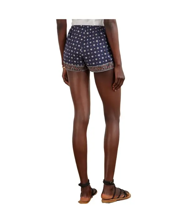 DÔEN Printed Cotton Shorts