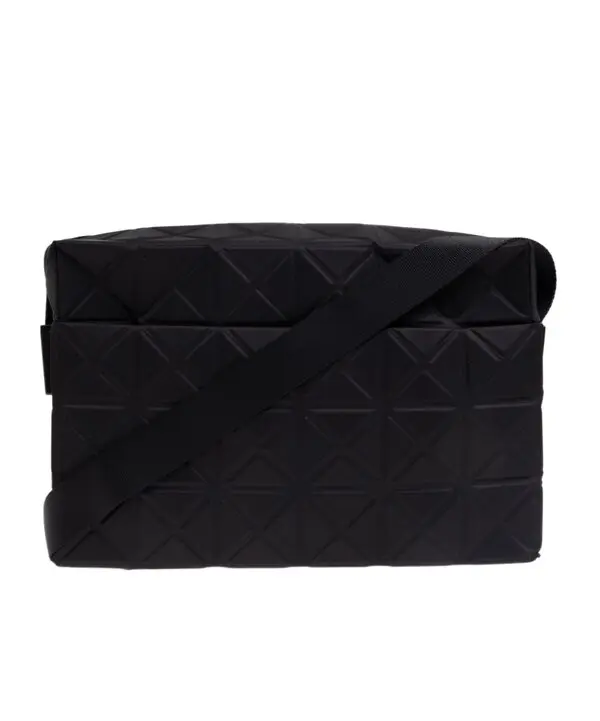 Issey Miyake Geometric-pattern Shoulder Bag - Black