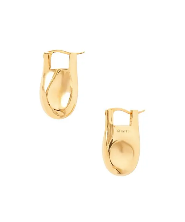 Khaite Gold-plated Drop Earrings