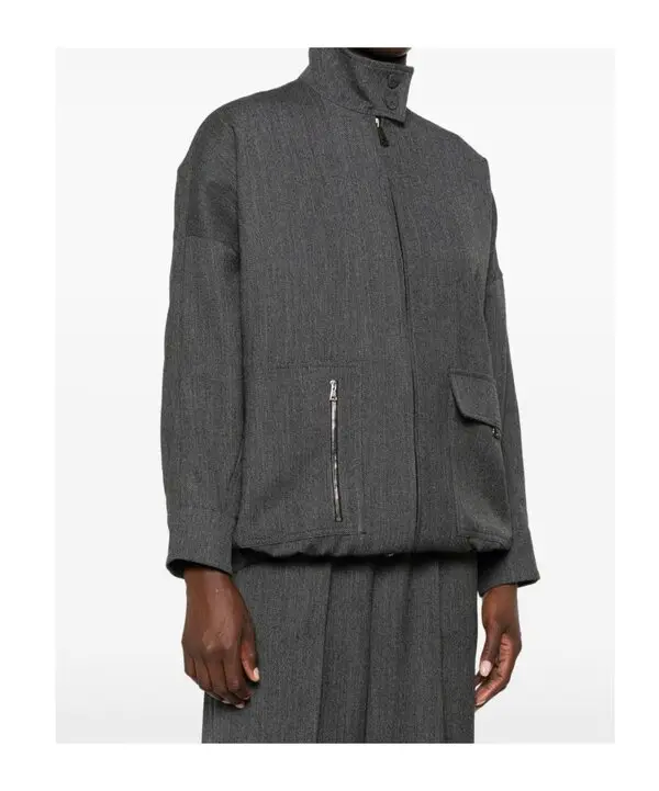Fabiana Filippi Long Sleeve Zip-up Jacket