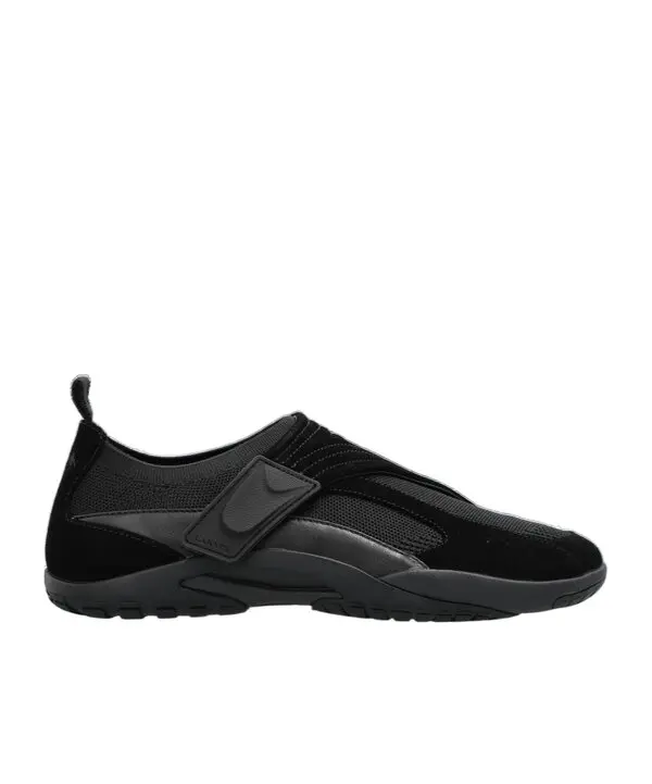 LANVIN Strap Slip-on Sneakers - Black