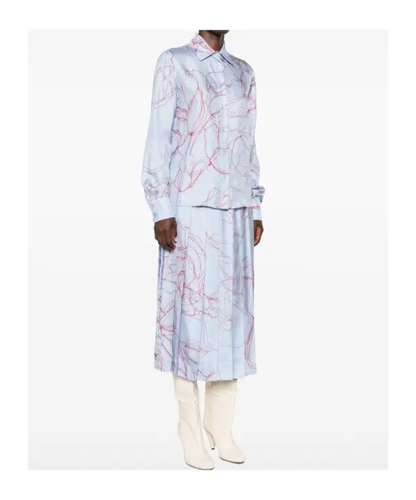 Fabiana Filippi Graphic-print Button-up Shirt