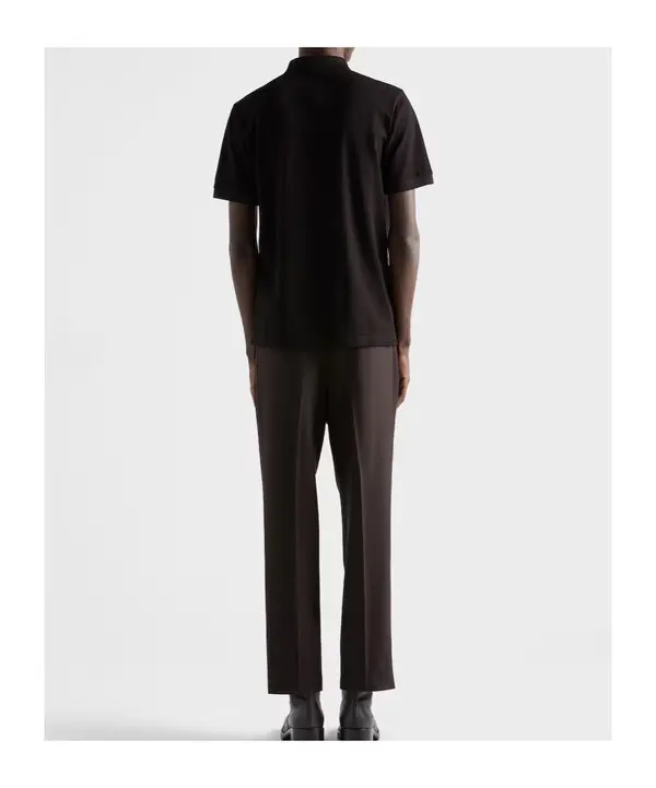Prada Piqué Polo Shirt